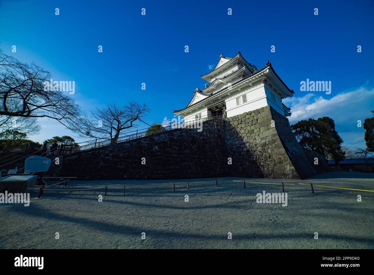 Odawara castle in Kanagawa wide shot Stock Photo - Alamy