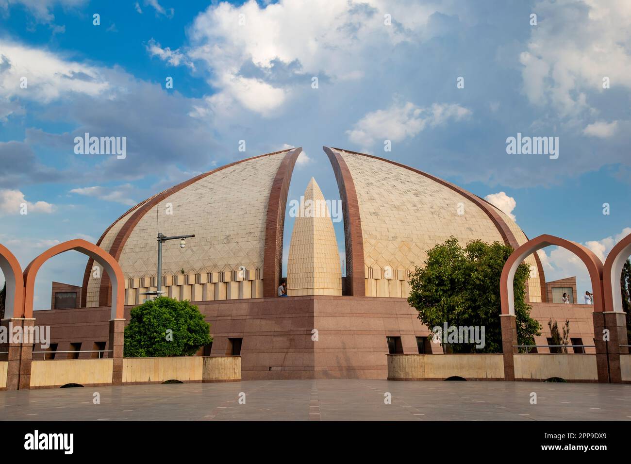 Stunning cloudy back View of Pakistan Monument at the heart of ...