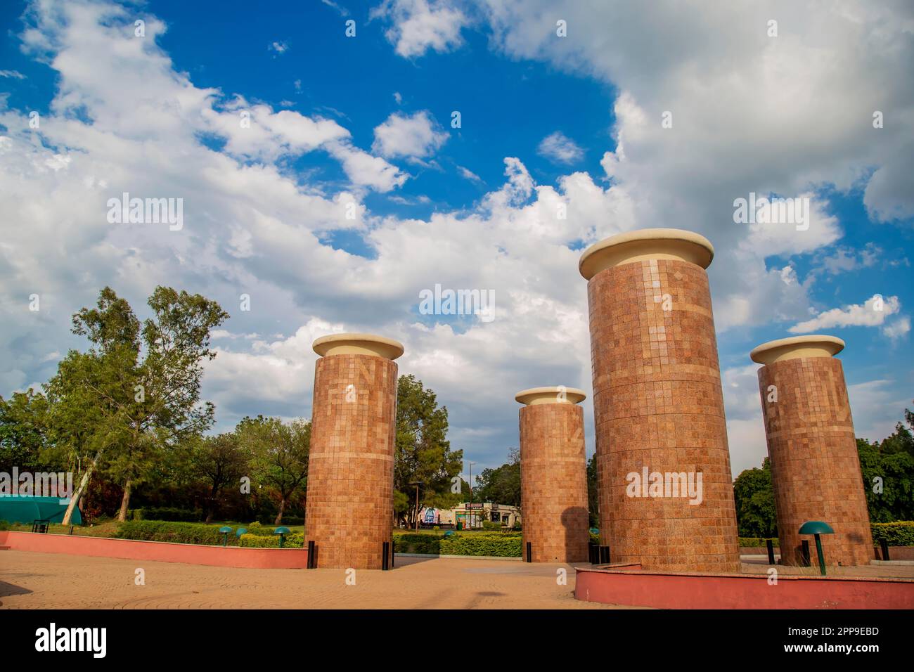 Islamabad Pakistan National Monument Picturesque View of Four Pillars ...