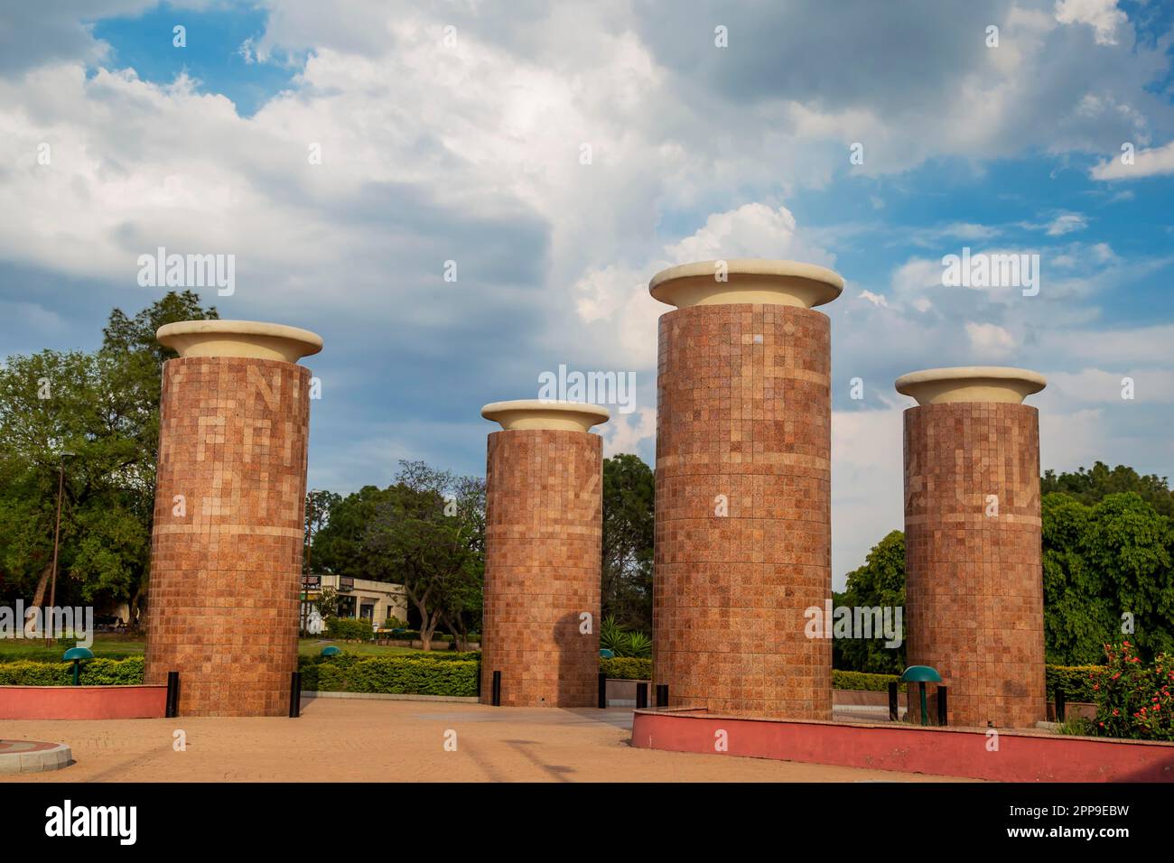 Islamabad Pakistan National Monument Picturesque View of Four Pillars ...