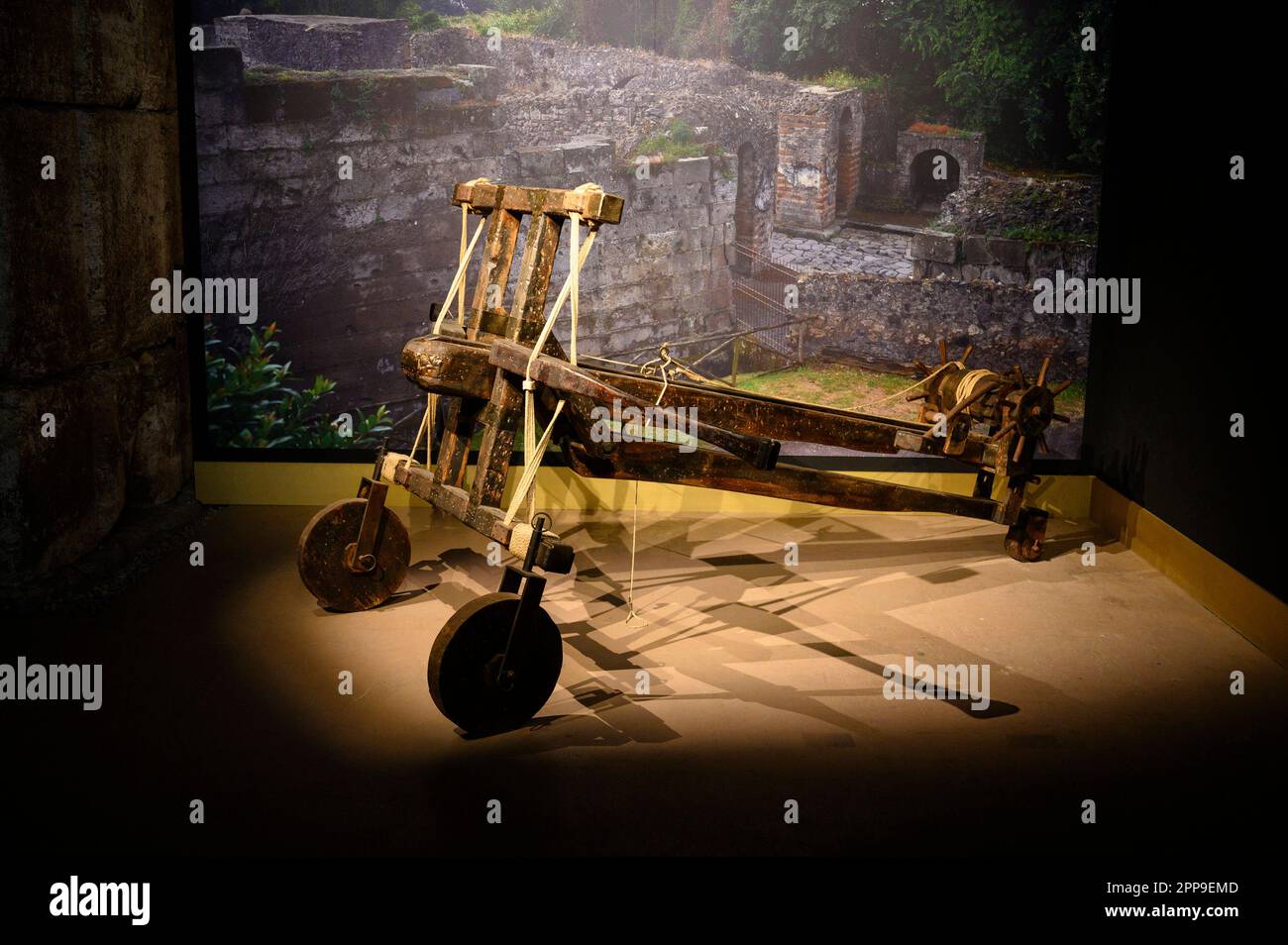 The Balista, developed in the Hellenistic period as a siege weapon and ...