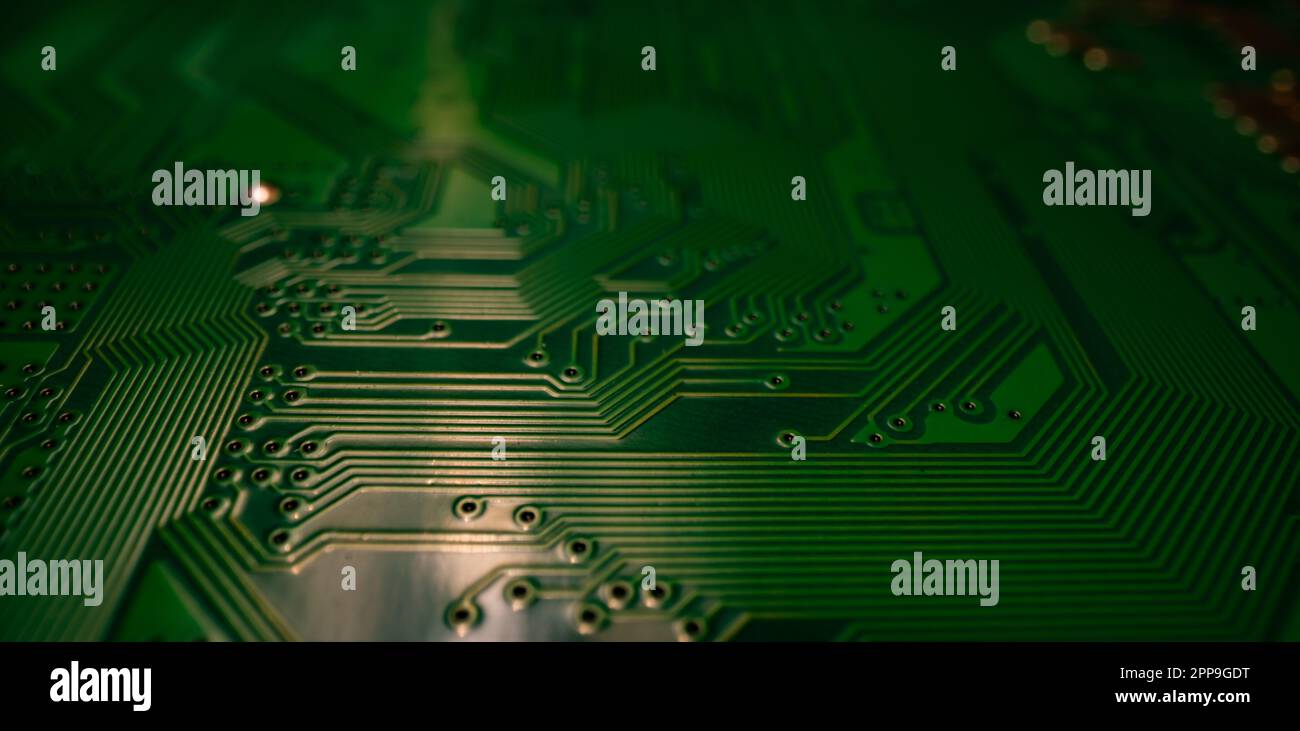 Technology background with circuit board. Electronic computer hardware ...