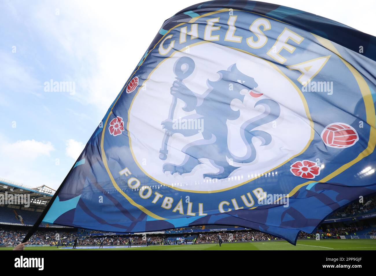Chelsea flag stamford bridge hi-res stock photography and images - Alamy
