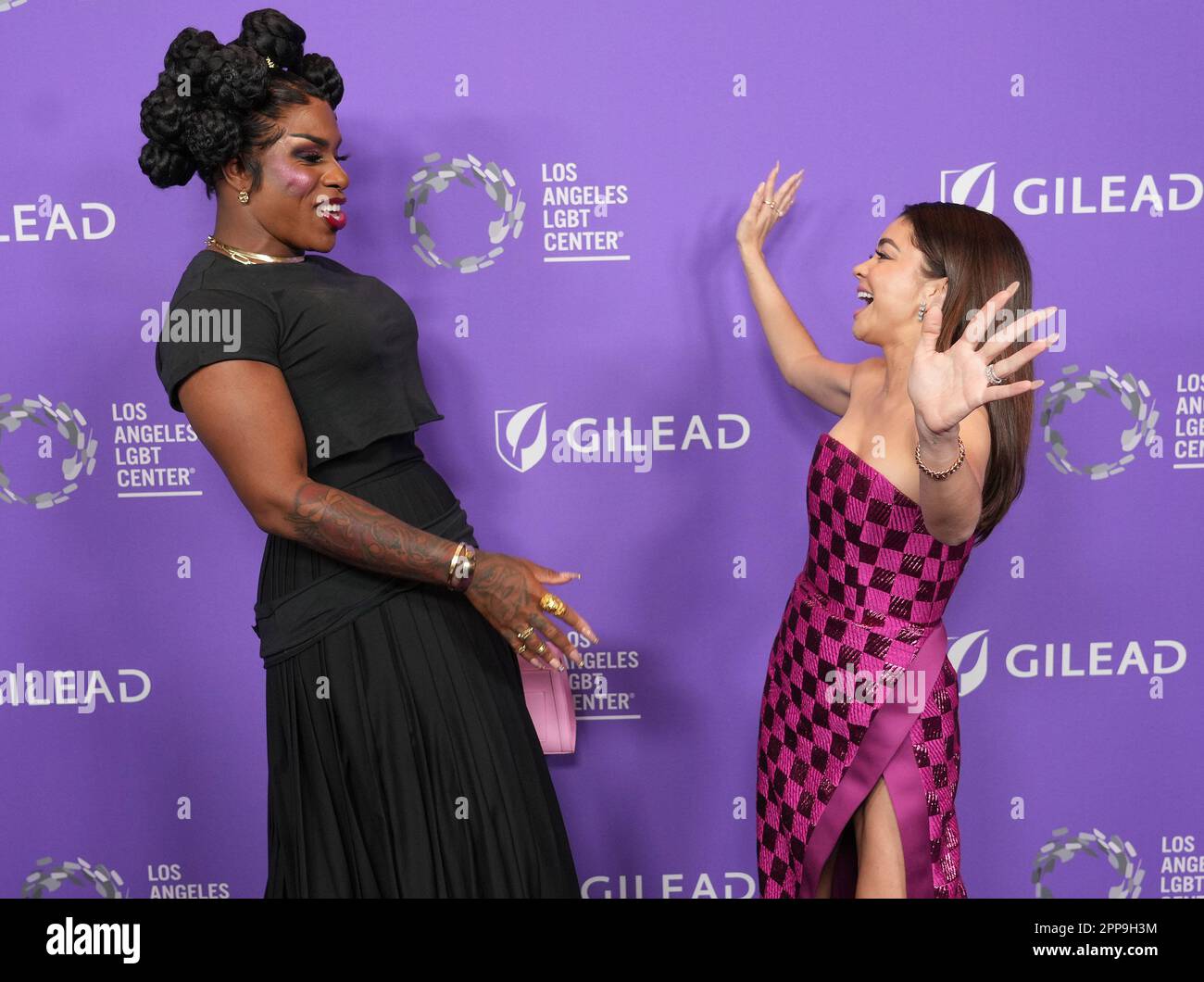 Los Angeles, USA. 22nd Apr, 2023. (L-R) Monet X Change reunited with ...