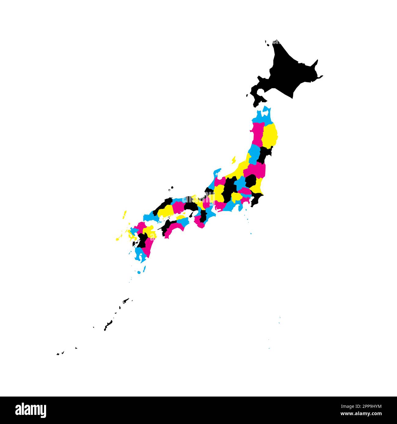 Map of japanese prefectures