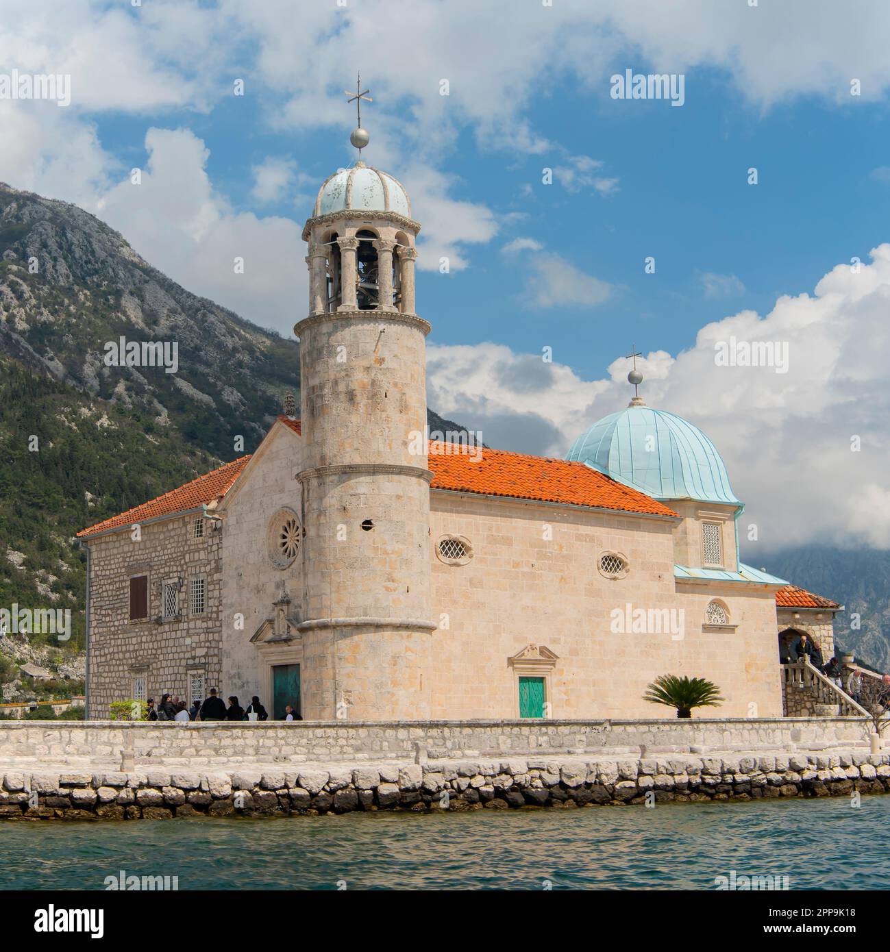 Our Lady of the Rocks Church in Perast, Montenegro Stock Photo - Alamy