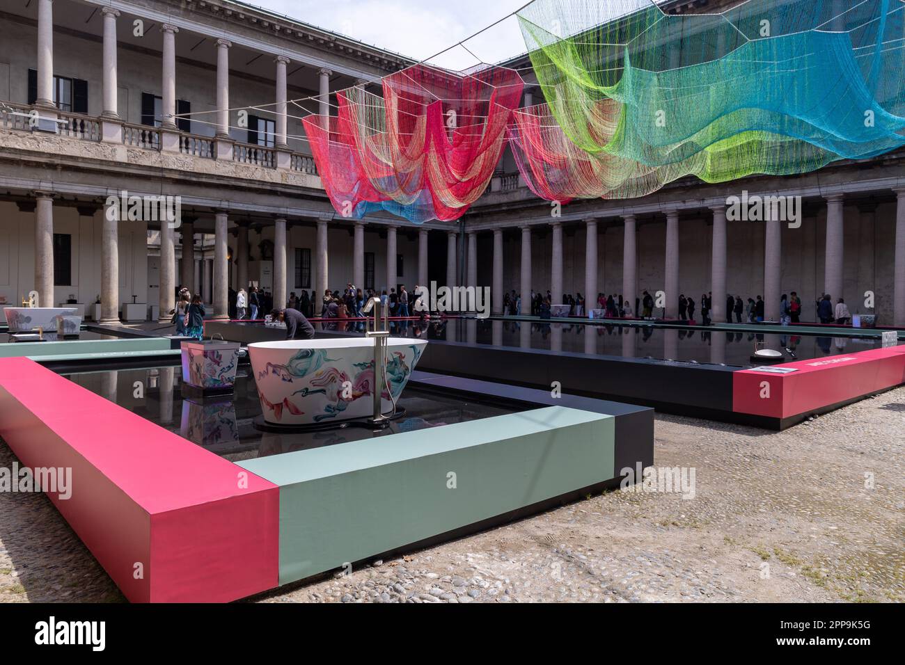 Milan, Italy - april 22 2023 -Fuorisalone Milan design week - "Noli ...