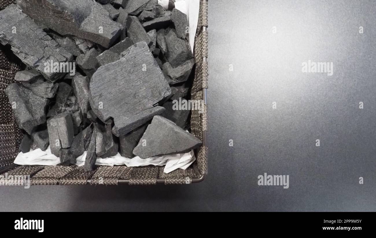 Natural wood charcoal traditional charcoal or hard wood charcoal on ...