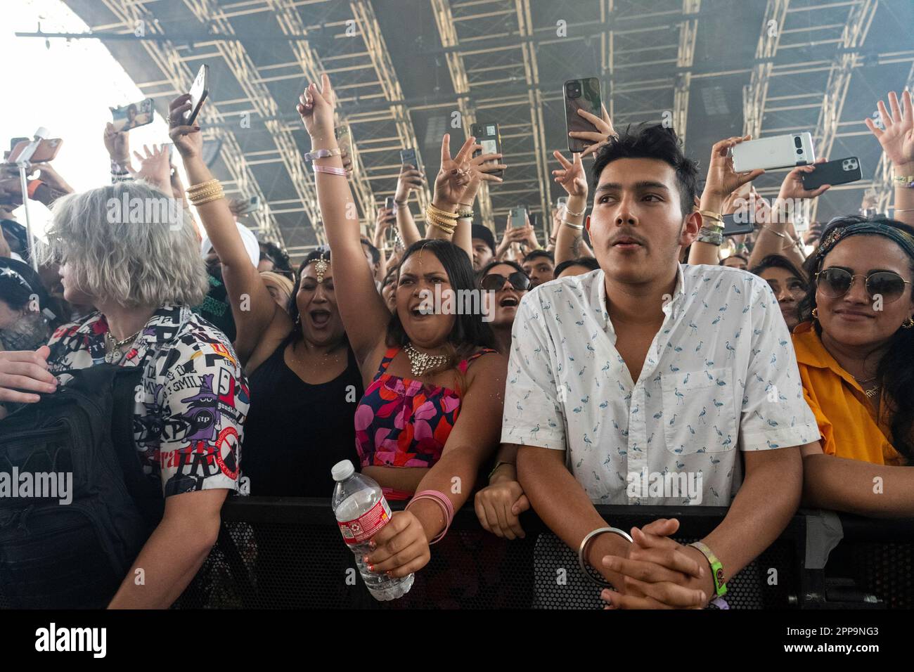 Festivalgoers are seen at the Coachella Music and Arts Festival at the ...