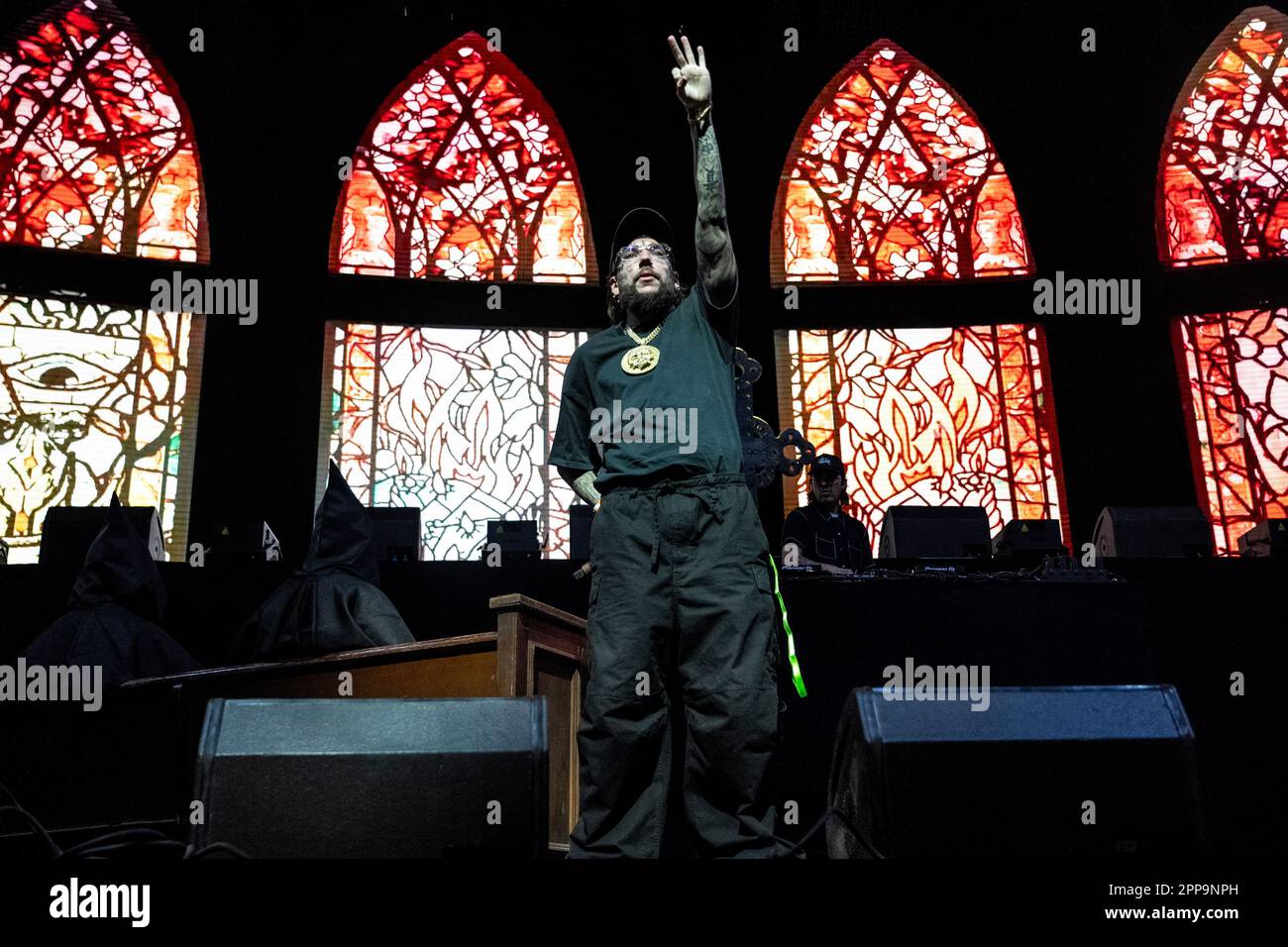 Scrim of Suicide Boys performs at the Coachella Music and Arts Festival ...