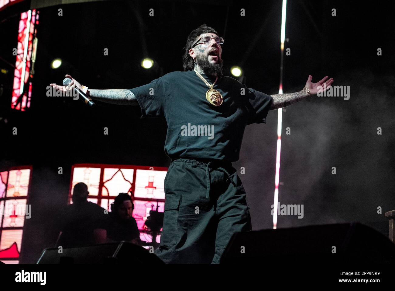 Scrim of Suicide Boys performs at the Coachella Music and Arts Festival ...