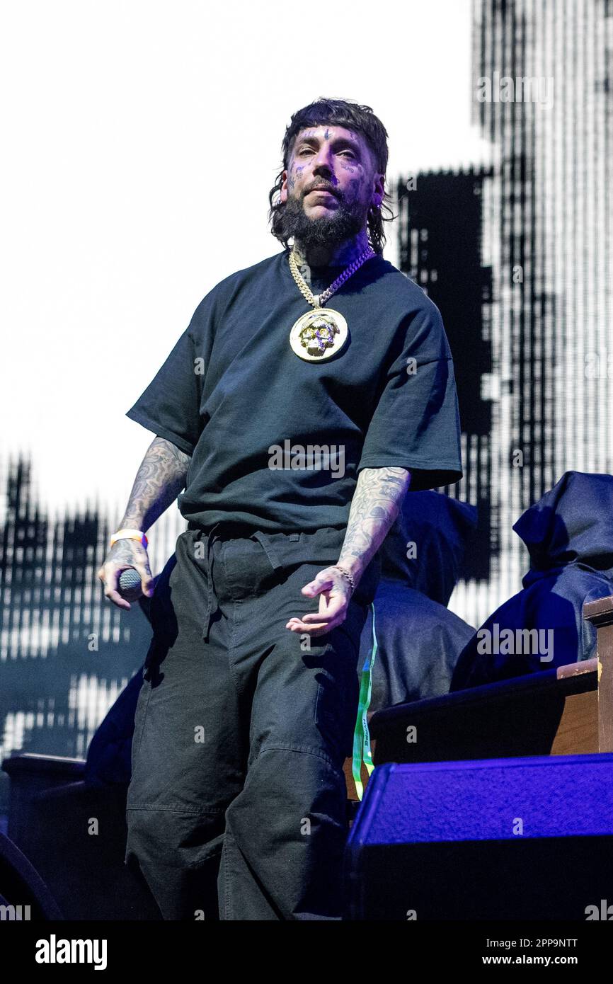 Scrim of Suicide Boys performs at the Coachella Music and Arts Festival ... Scrim of Suicide Boys performs at the Coachella Music and Arts Festival ...