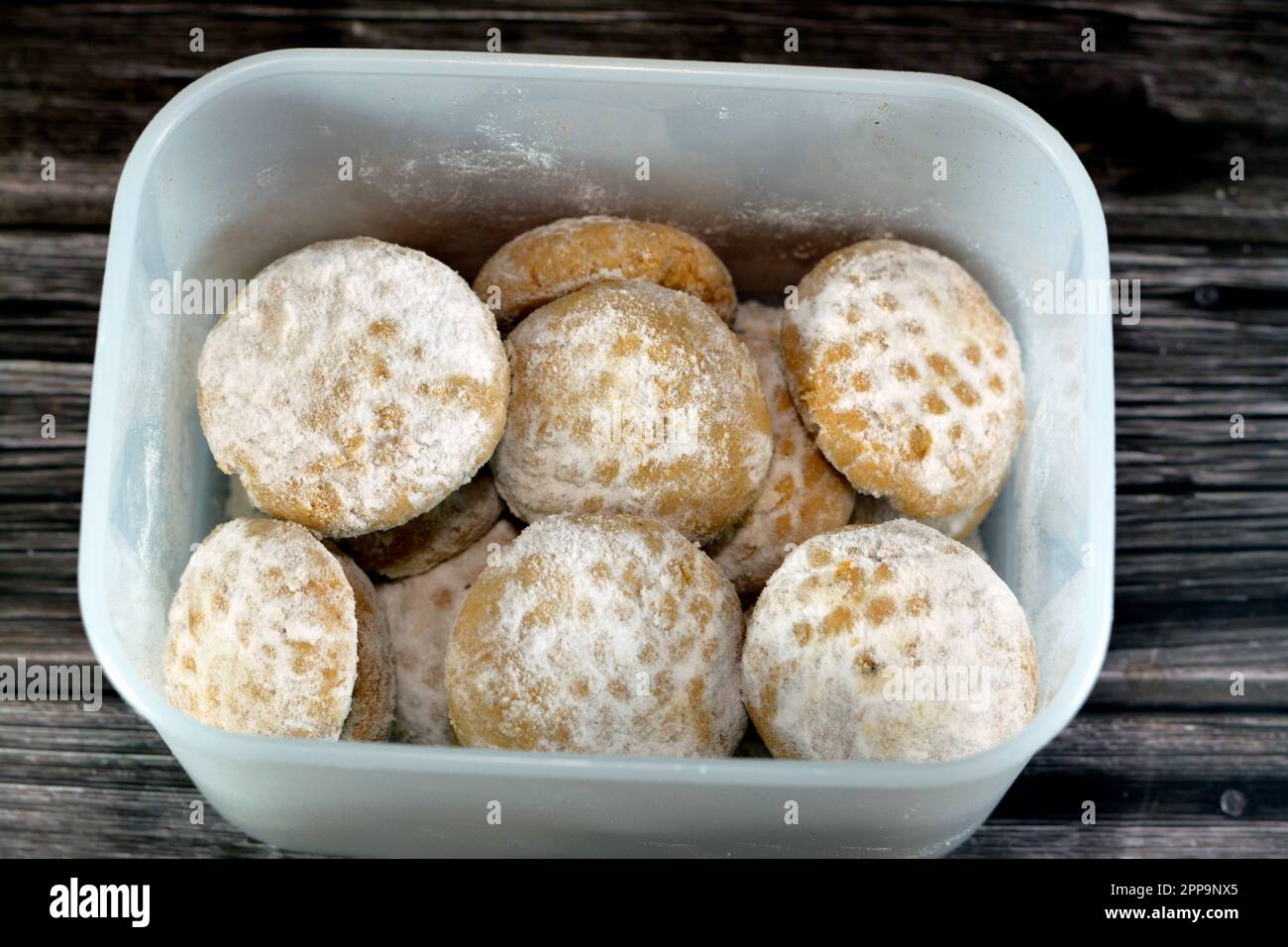 A close up of traditional Arabic cookies for celebration of Islamic ...