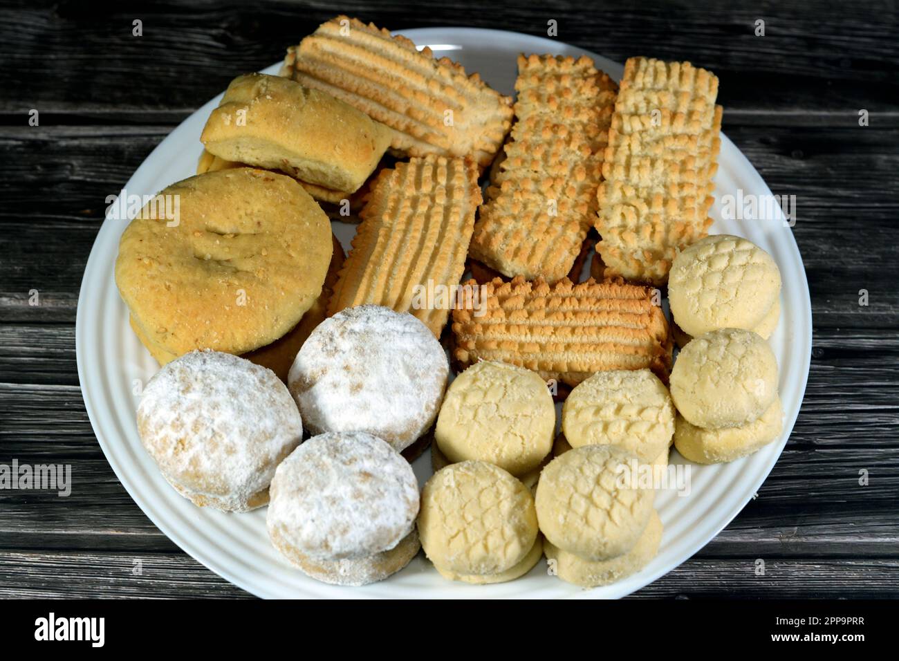 Traditional Arabic cookies for celebration of Islamic holidays El-Fitr ...