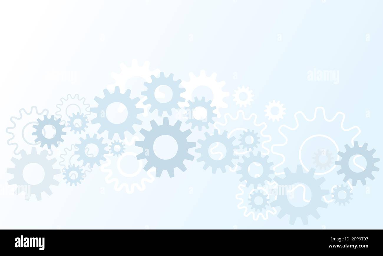 Vector background with gears Stock Vector Image & Art - Alamy