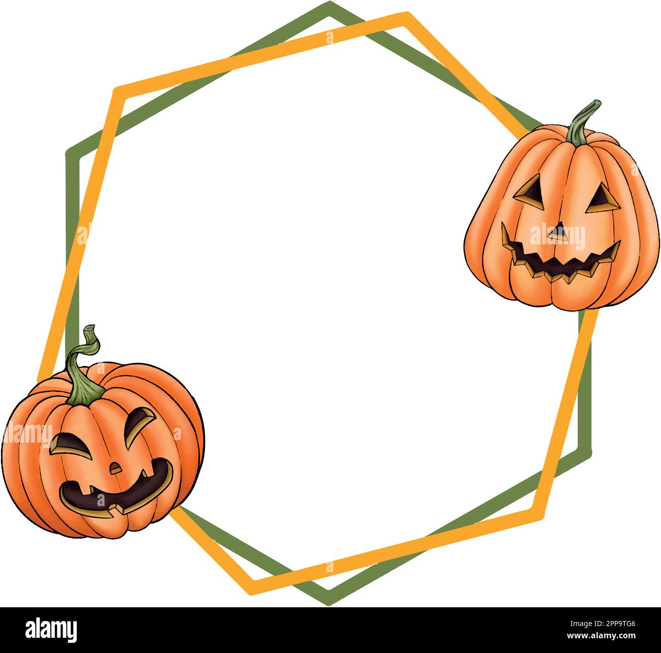 Vector set of halloween pumpkins. Haloween Jack O'Lantern illustrations ...