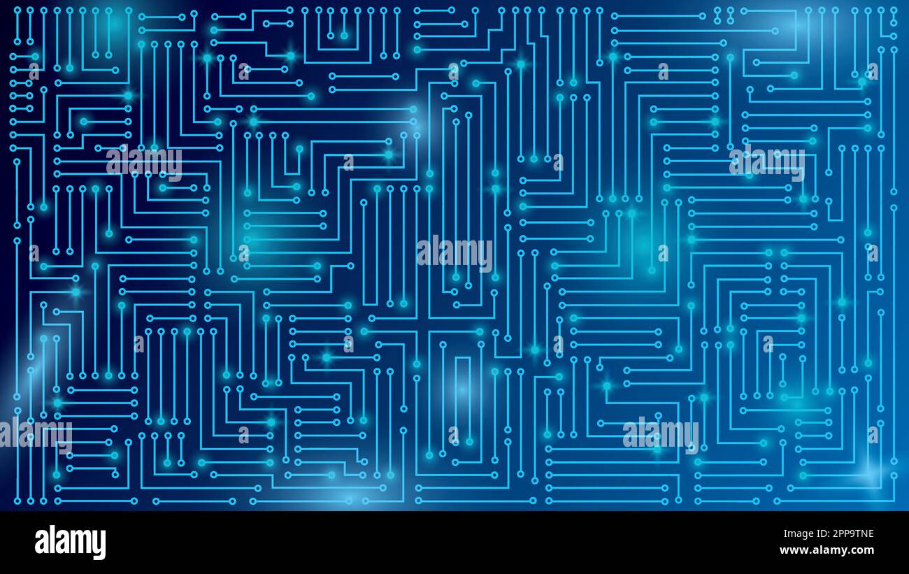 Integrated microcircuit Stock Vector Images - Alamy