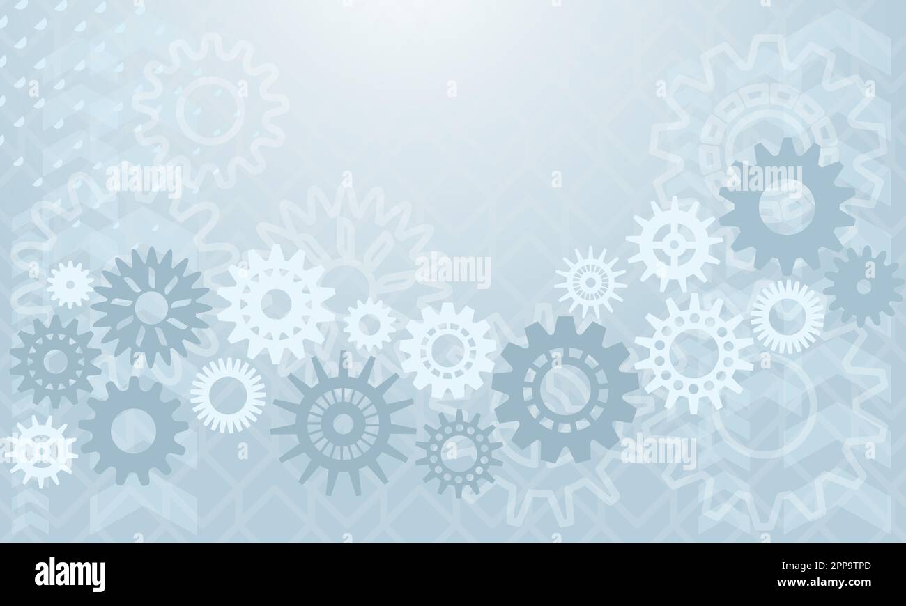Vector background with gears Stock Vector Image & Art - Alamy