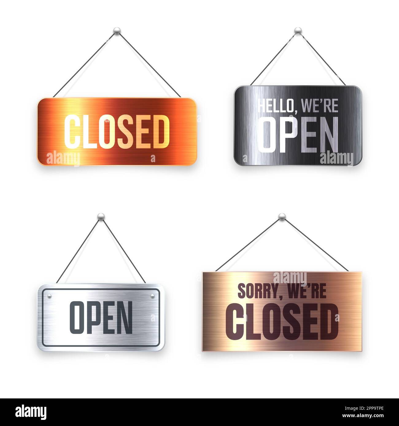 Vintage Open Sign Clip Art