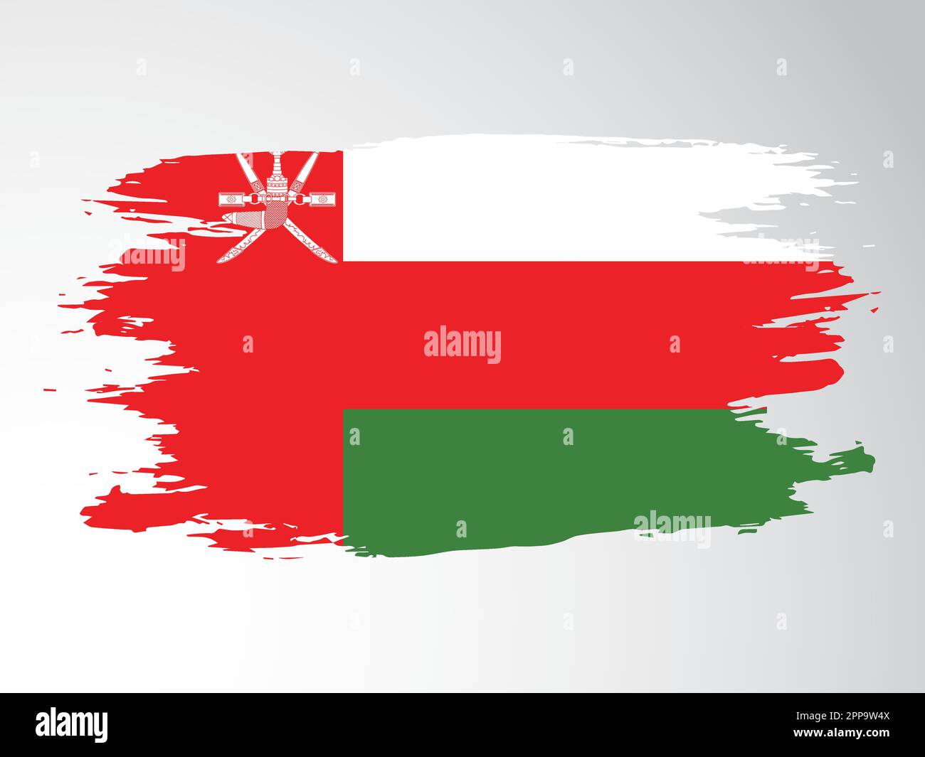 Sultanate oman national flag Stock Vector Images - Alamy