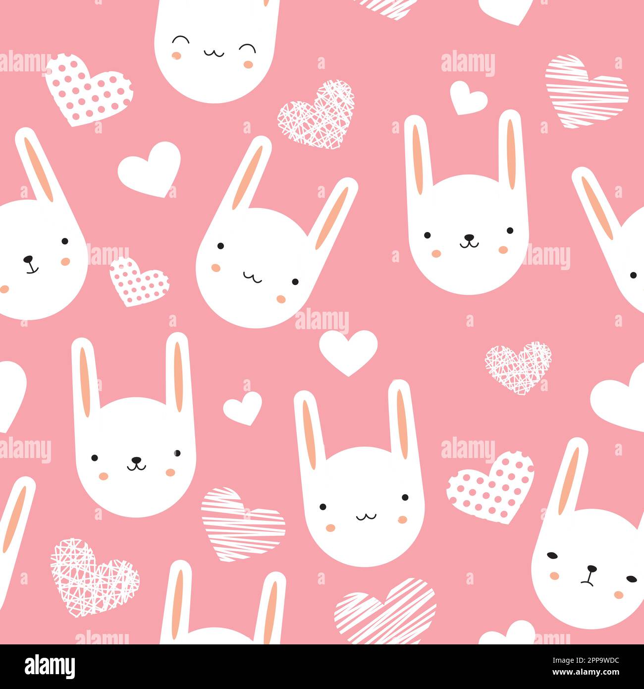 Rabbits with beautiful eyes Stock Vector Images - Alamy