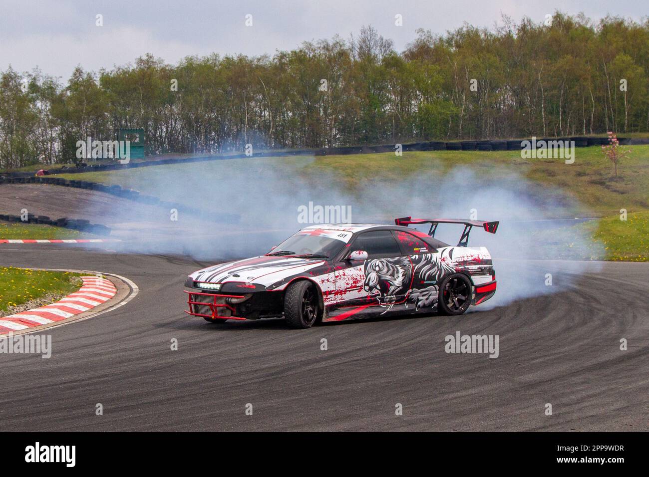 Nissan Silvia No.451 sports car (drivers M. Baguzis & V. Puskorius ...
