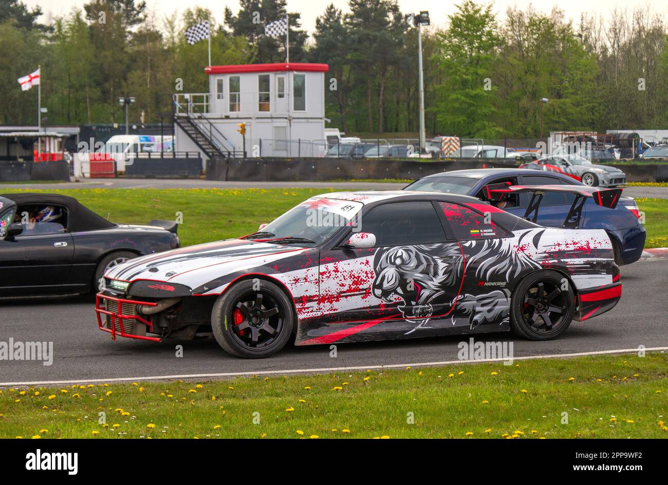 Nissan Silvia No.451 sports car (drivers M. Baguzis & V. Puskorius ...