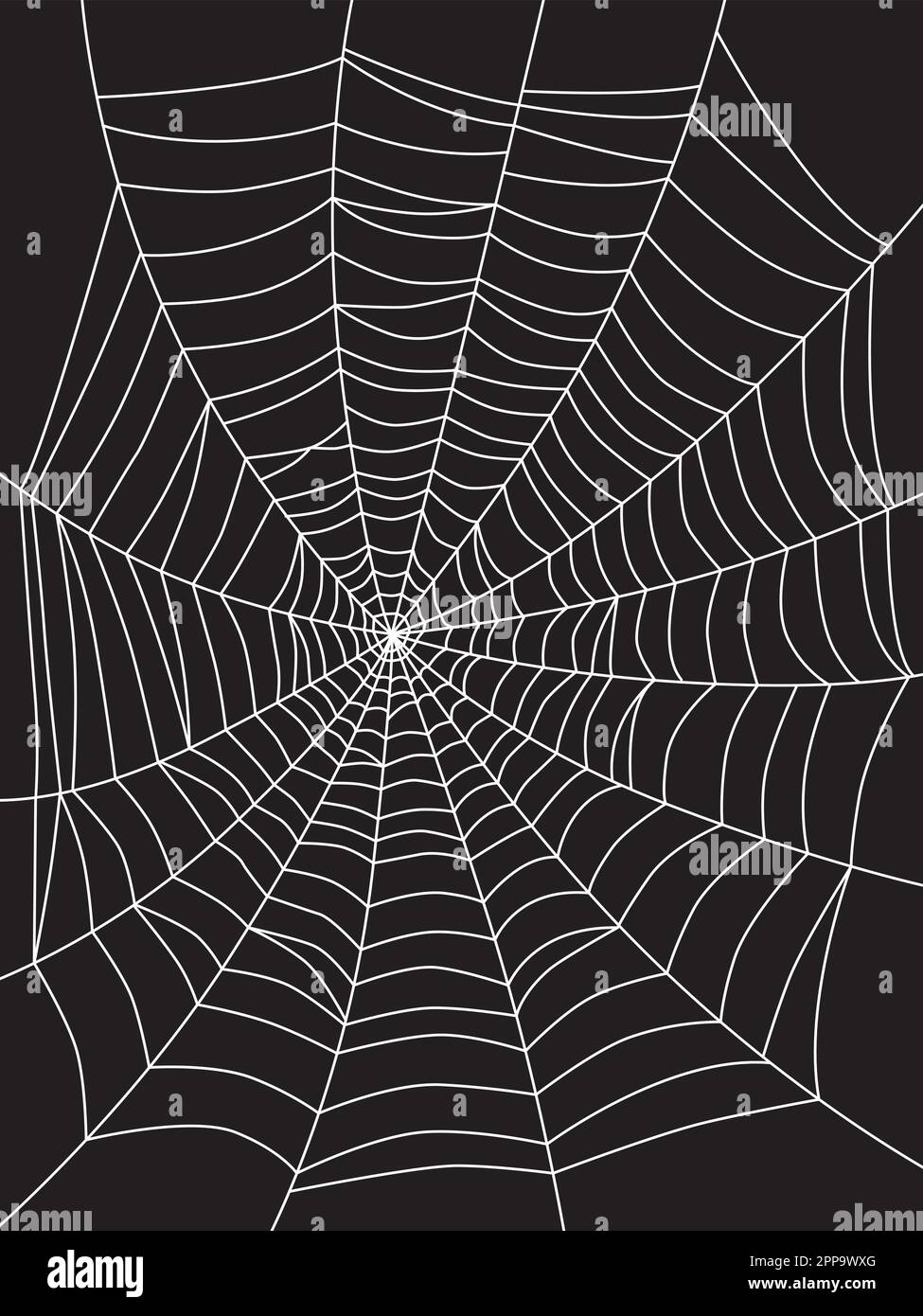 Spider web drawing on a black background Stock Vector Image & Art - Alamy