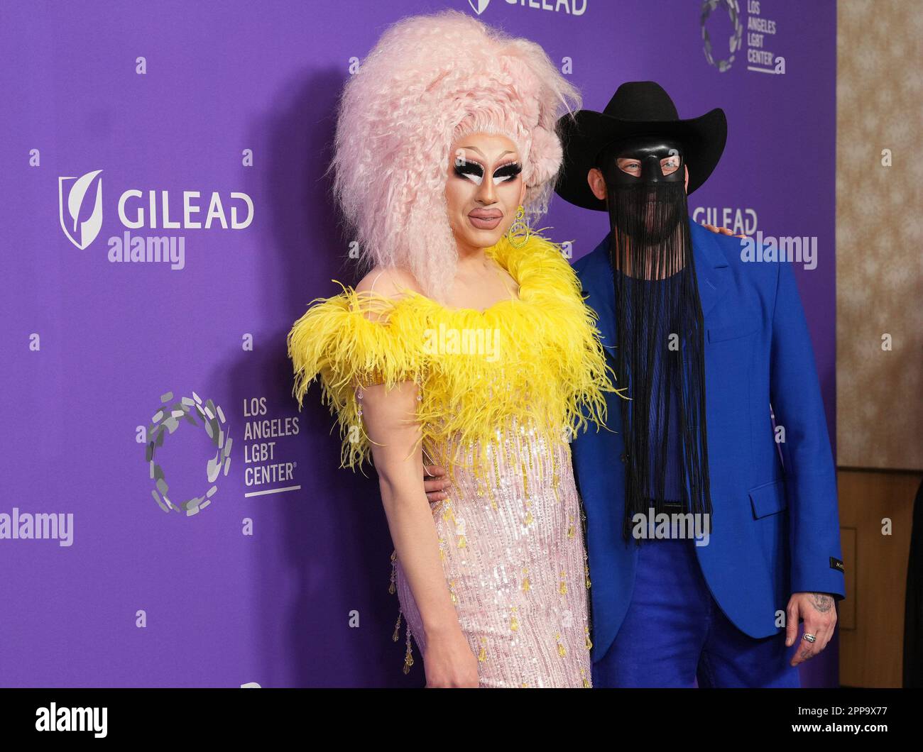 Los Angeles, USA. 22nd Apr, 2023. (L-R) Trixie Mattel and Orville Peck ...