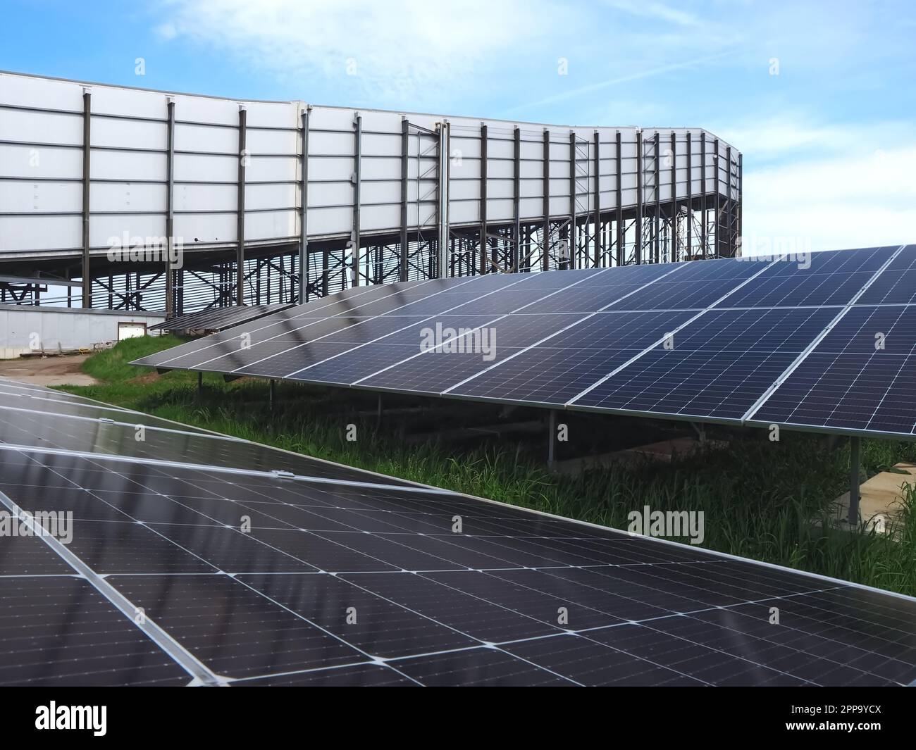 ski hall architecture in the Alpenpark Neuss in Germany with solar ...