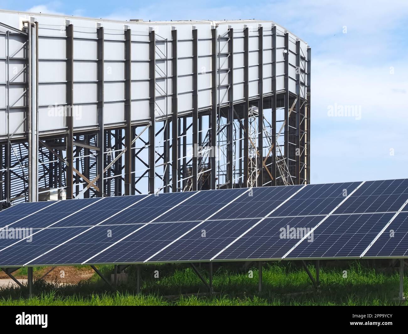 ski hall architecture in the Alpenpark Neuss in Germany with solar ...