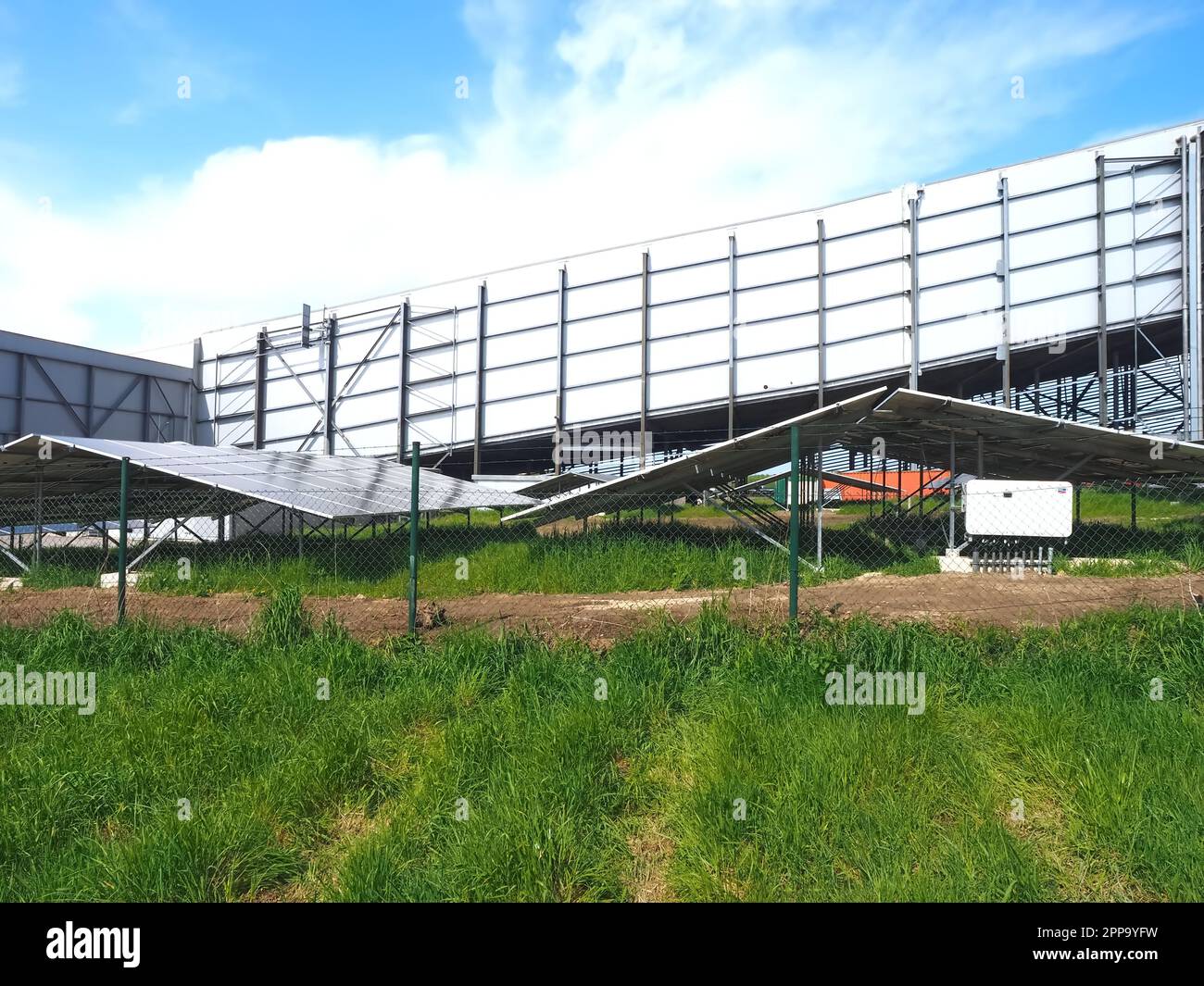 ski hall architecture in the Alpenpark Neuss in Germany with solar ...