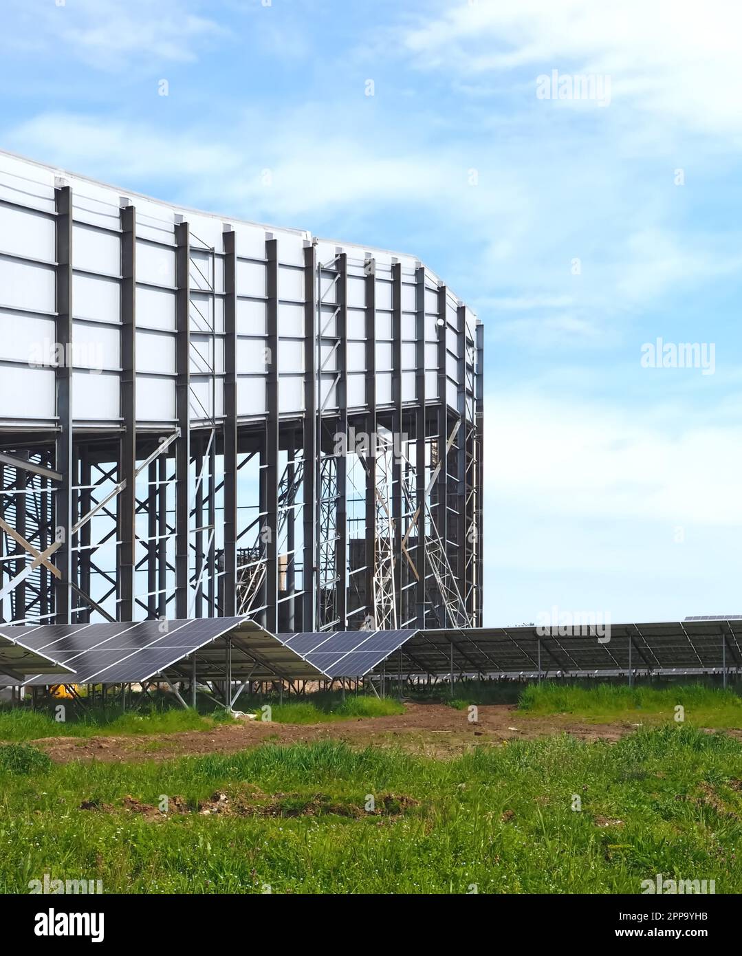 ski hall architecture in the Alpenpark Neuss in Germany with solar ...