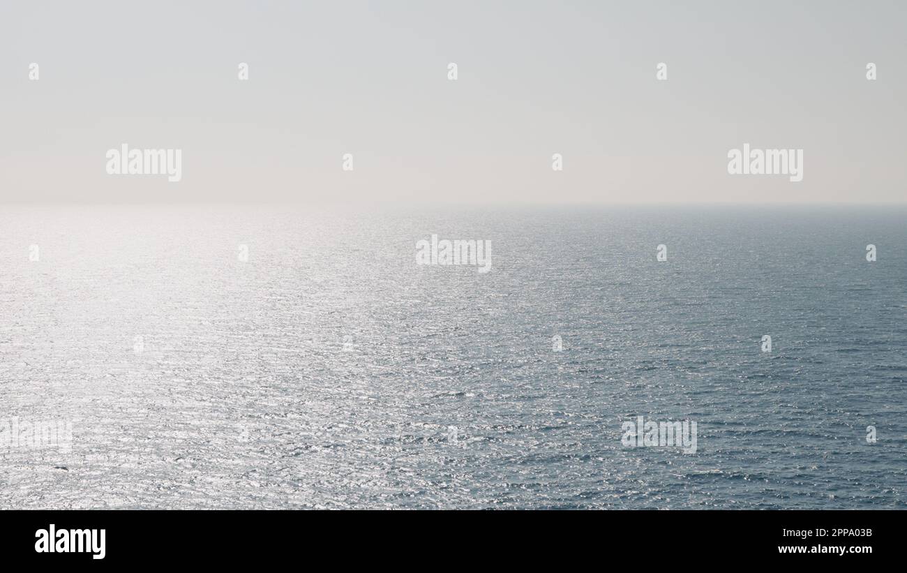 mediterranean sea background with beautiful azure color, wide photo ...