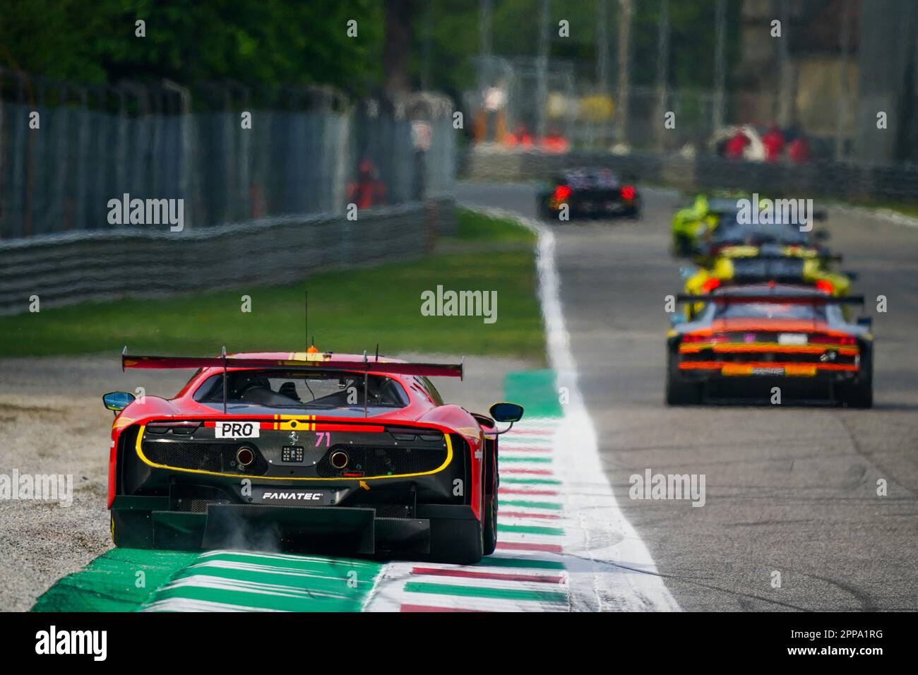 Monza, Italy. 23rd Apr, 2023. The #71 AF Corse Ferrari 296 GT3 of ...