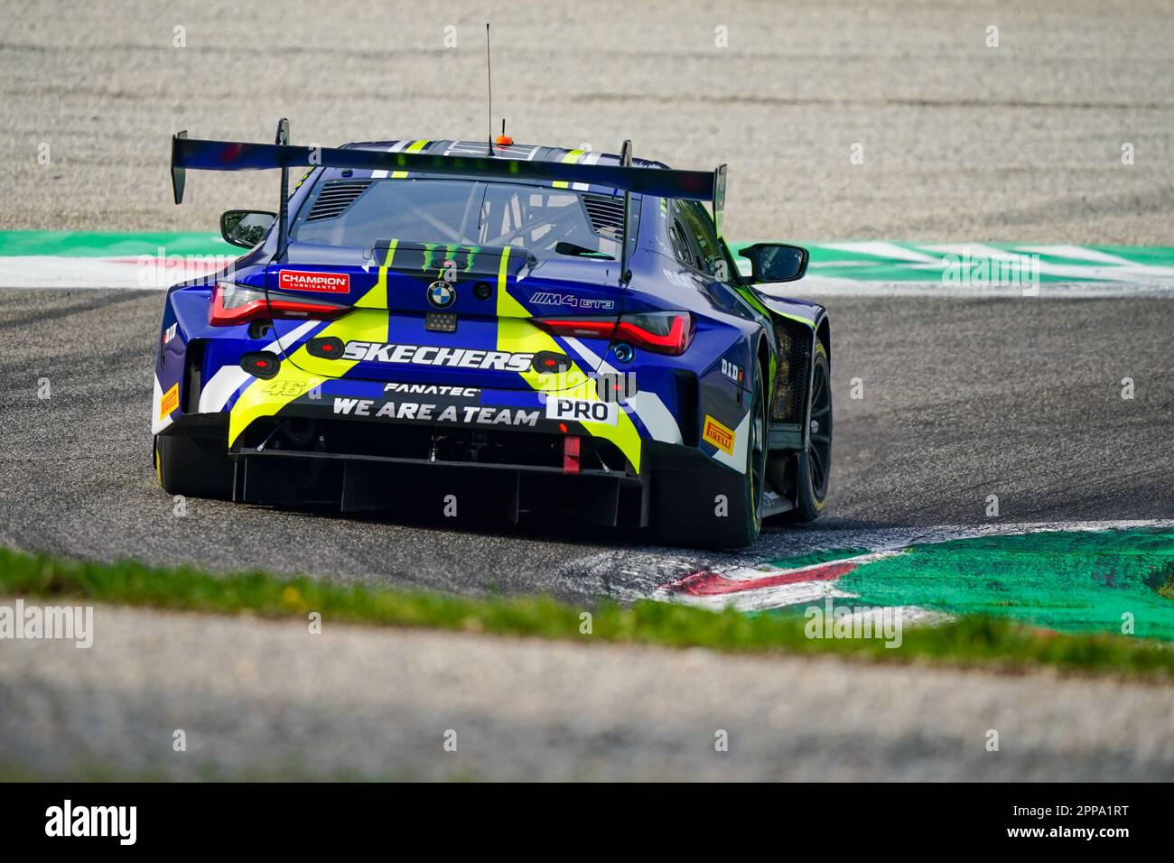 Monza, Italy. 23rd Apr, 2023. The #46 Team WRT BMW M4 GT3 of Valentino ...