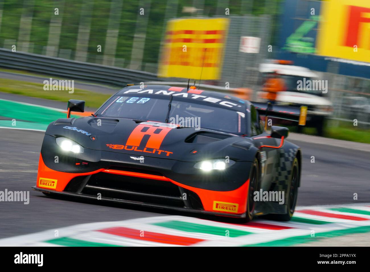 Monza, Italy. 23rd Apr, 2023. The #33 Bullitt Racing Aston Martin ...