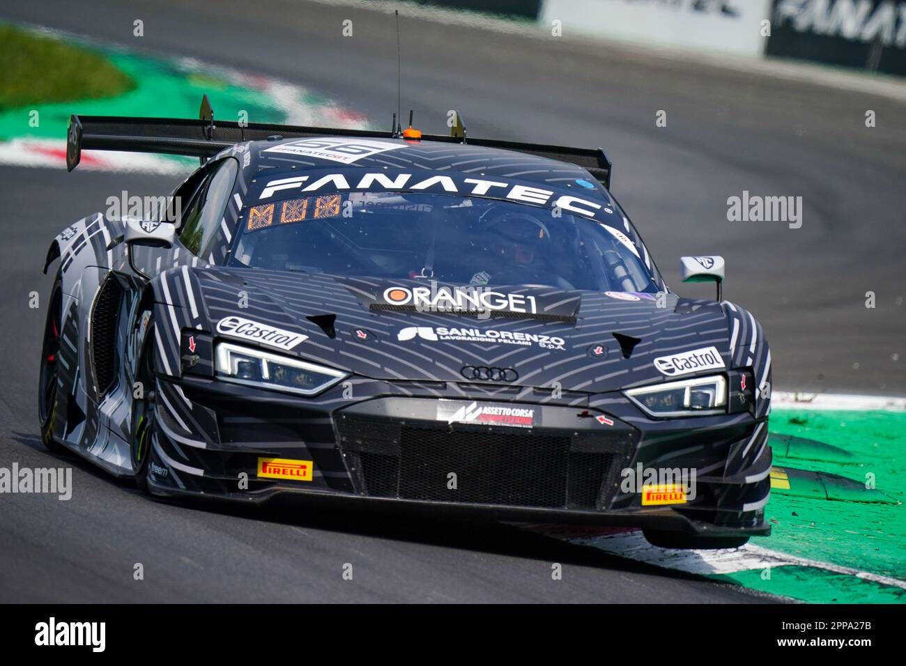 Monza, Italy. 23rd Apr, 2023. The #66 Tresor Attempto Racing Audi R8 ...