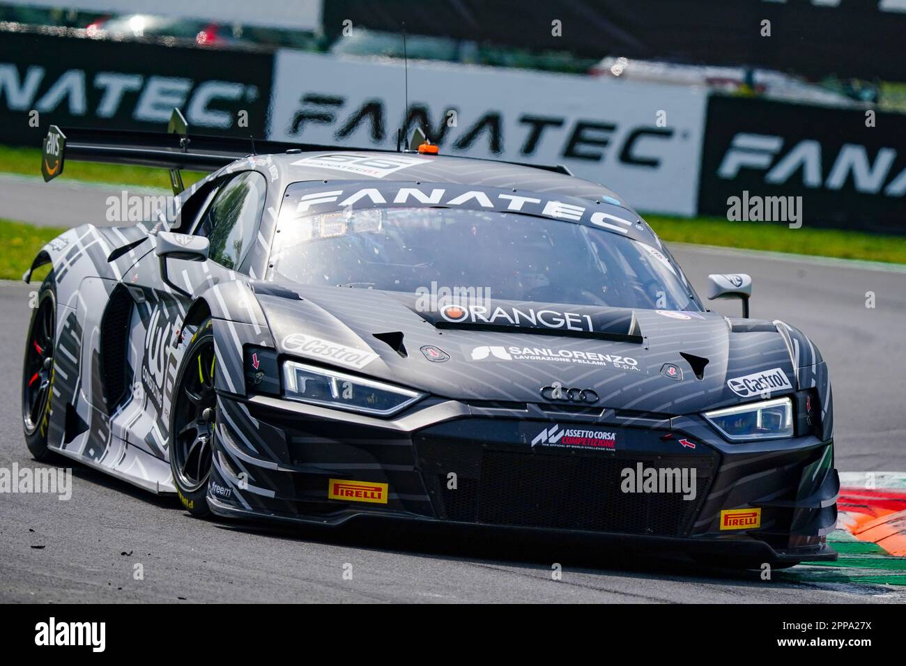 Monza, Italy. 23rd Apr, 2023. The #66 Tresor Attempto Racing Audi R8 ...