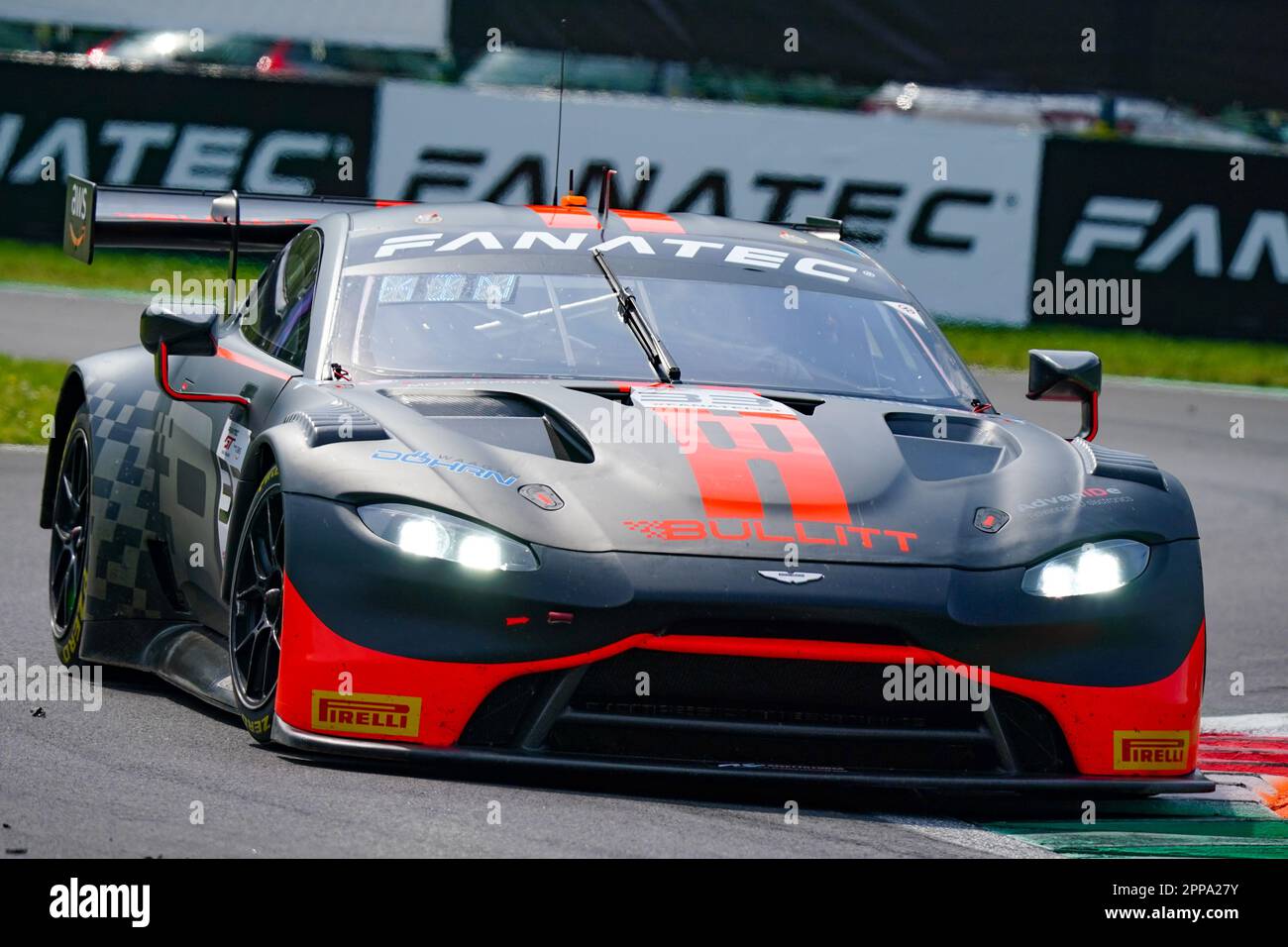 Monza, Italy. 23rd Apr, 2023. The #33 Bullitt Racing Aston Martin ...