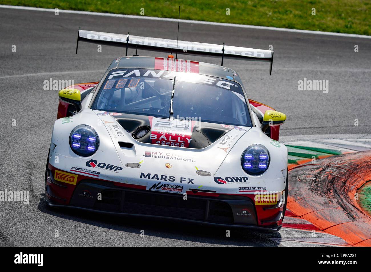 Monza, Italy. 23rd Apr, 2023. The #24 Car Collection Motorsport Porsche ...
