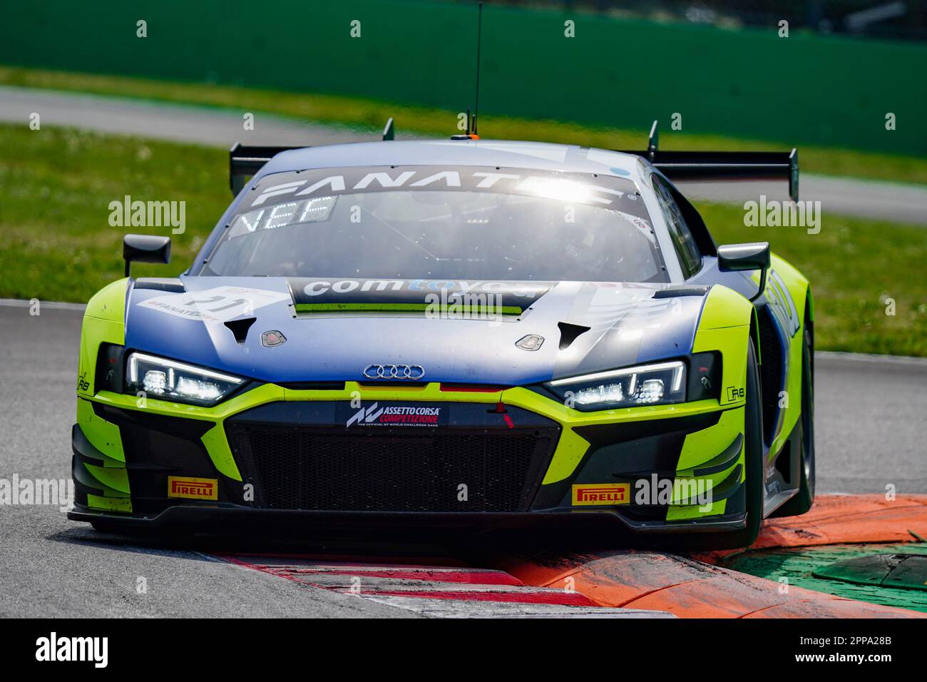 Monza, Italy. 23rd Apr, 2023. The #11 Comtoyou Racing Audi R8 LMS GT3 ...