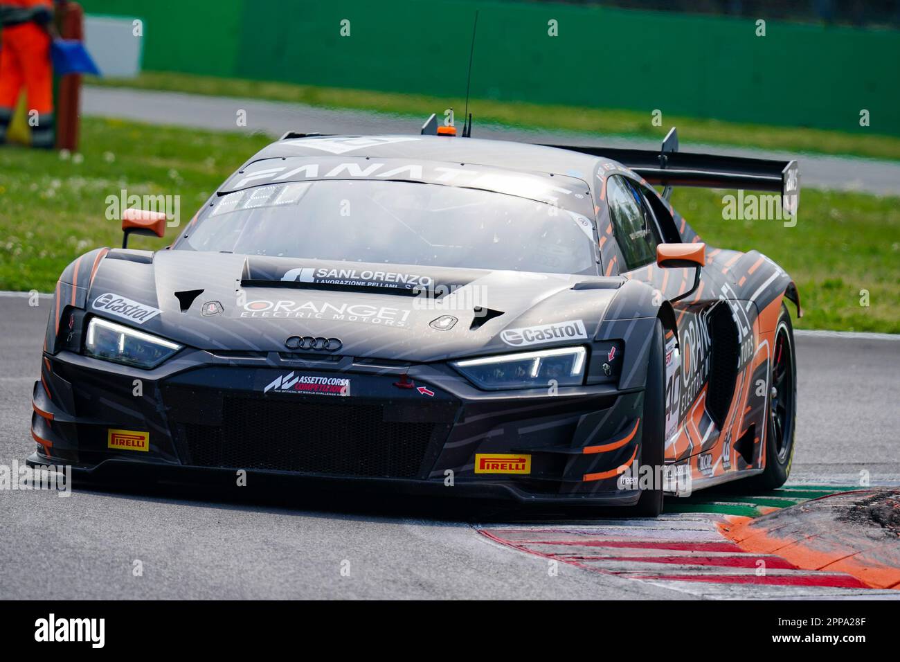 Monza, Italy. 23rd Apr, 2023. The #40 Tresor Orange 1 Audi R8 LMS GT3 ...