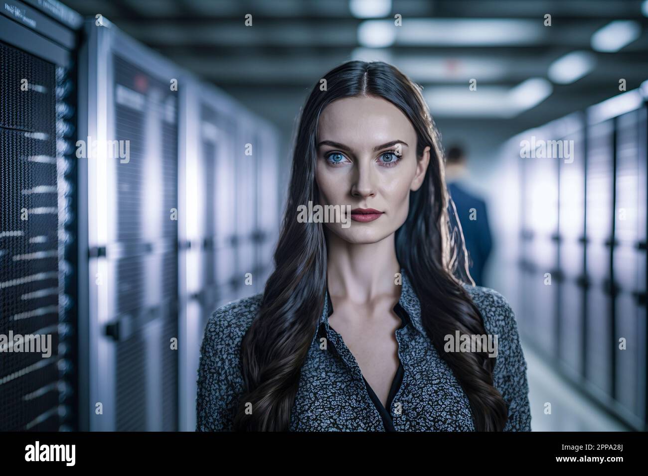 Data center monitor program hi-res stock photography and images - Alamy