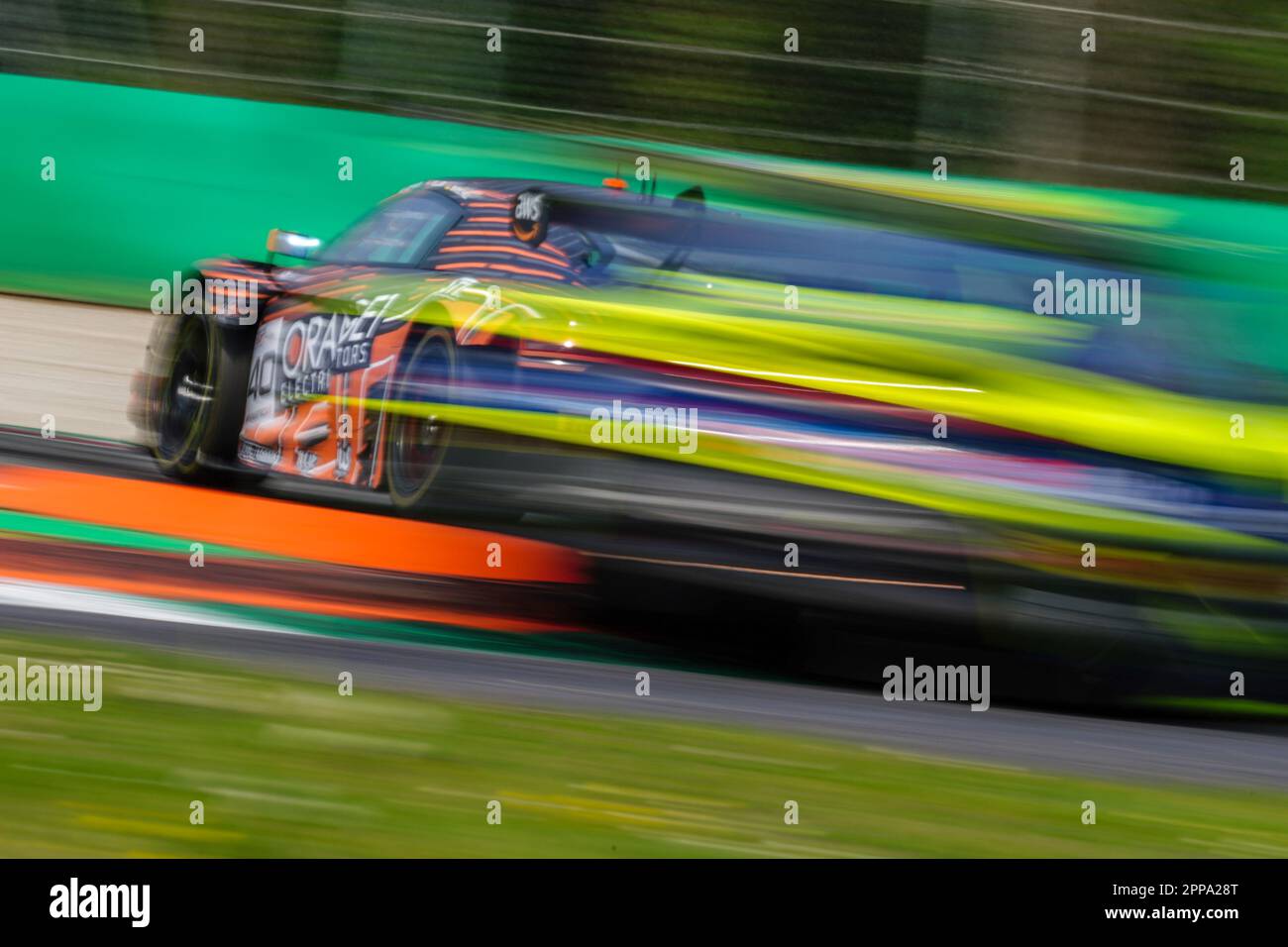 Monza, Italy. 23rd Apr, 2023. The #40 Tresor Orange 1 Audi R8 LMS GT3 ...