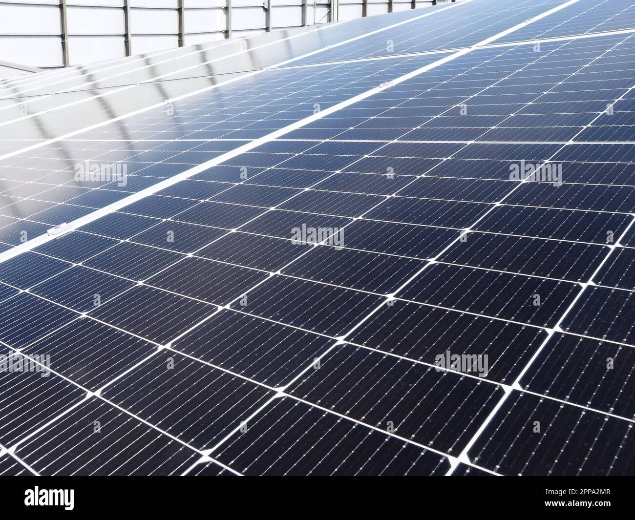 field of Solar panels to collect solar energy Stock Photo - Alamy