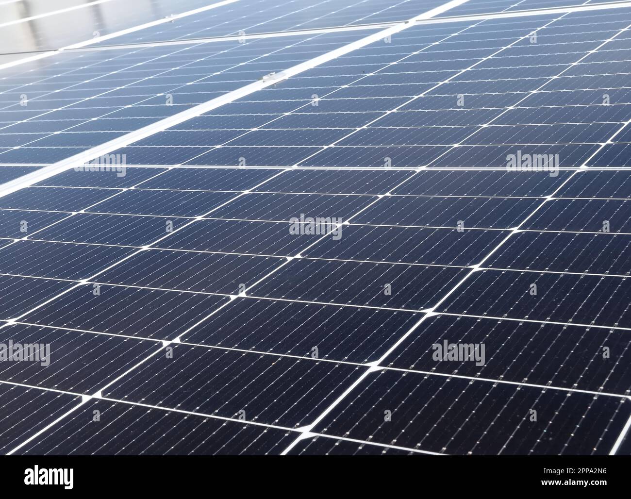 field of Solar panels to collect solar energy Stock Photo - Alamy