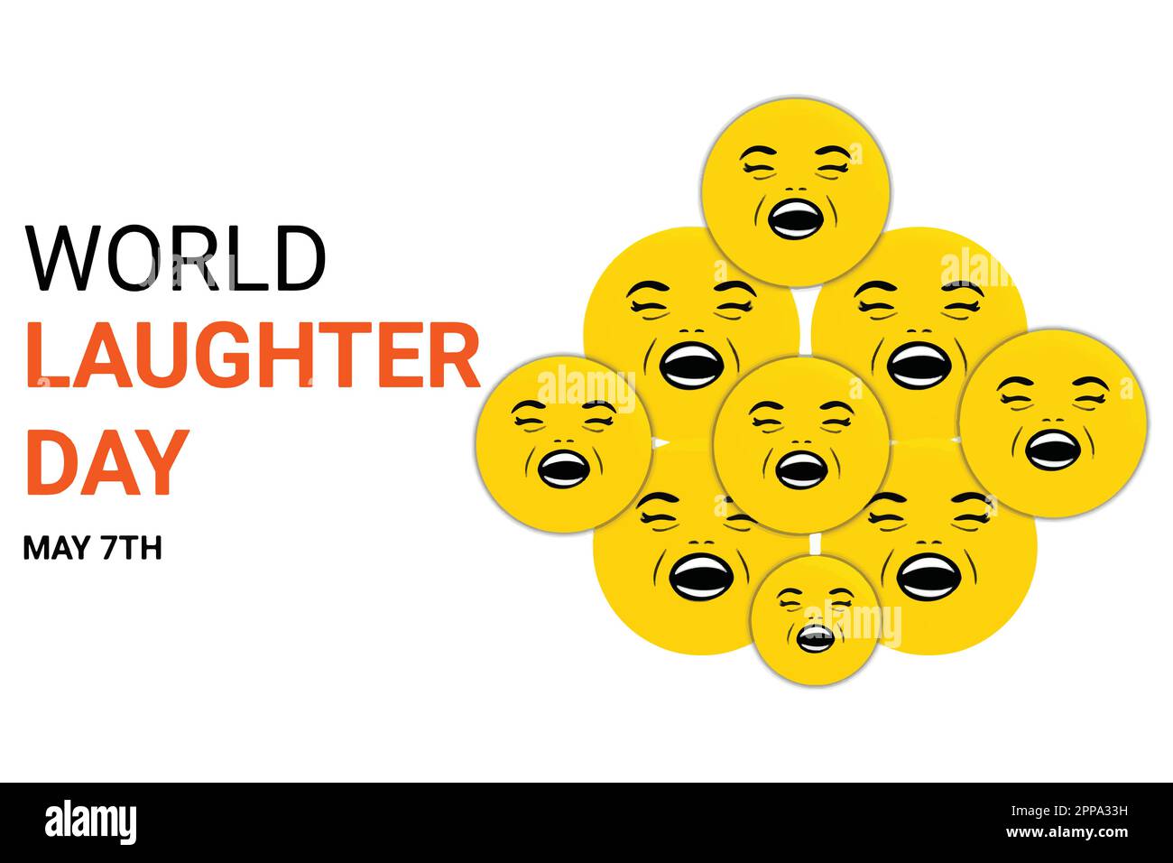 World Laughter Day. Holiday concept. Template for background, banner ... World Laughter Day. Holiday concept. Template for background, banner ...