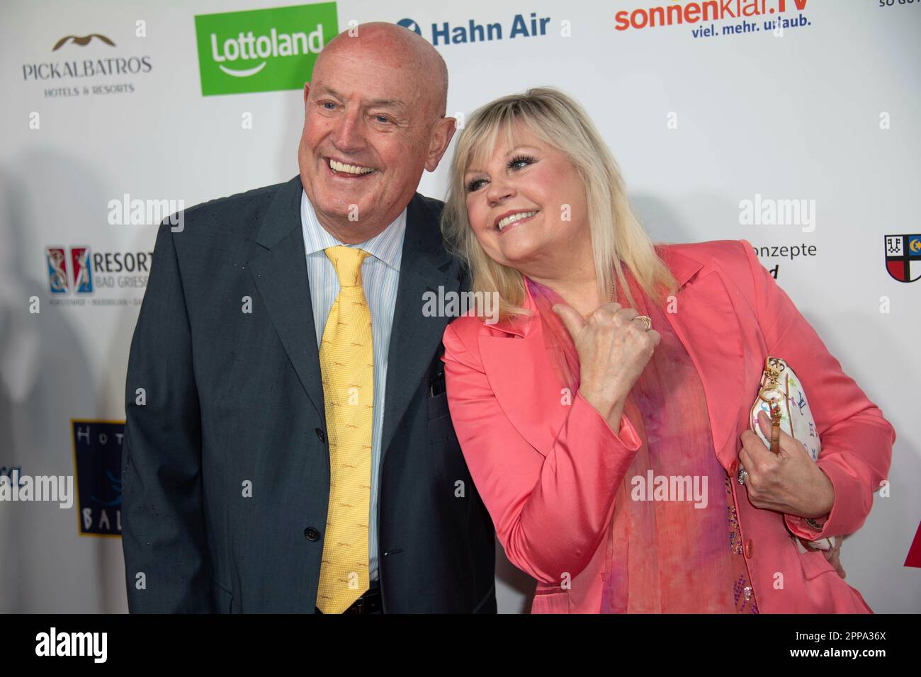 Calcar, Deutschland. 22nd Apr, 2023. Gaby BAGINSKY, singer, with ...