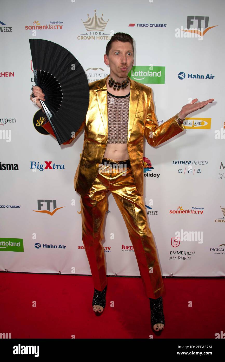 Calcar, Deutschland. 22nd Apr, 2023. Manuel FLICKINGER, TV actor, Red ...